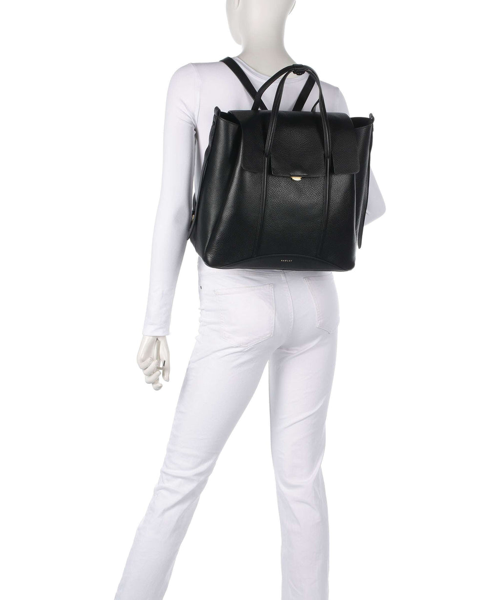 Radley London The Chancery Backpack grained cow leather black ...