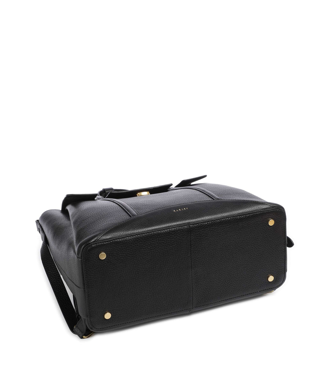 Radley London The Chancery Backpack grained cow leather black ...